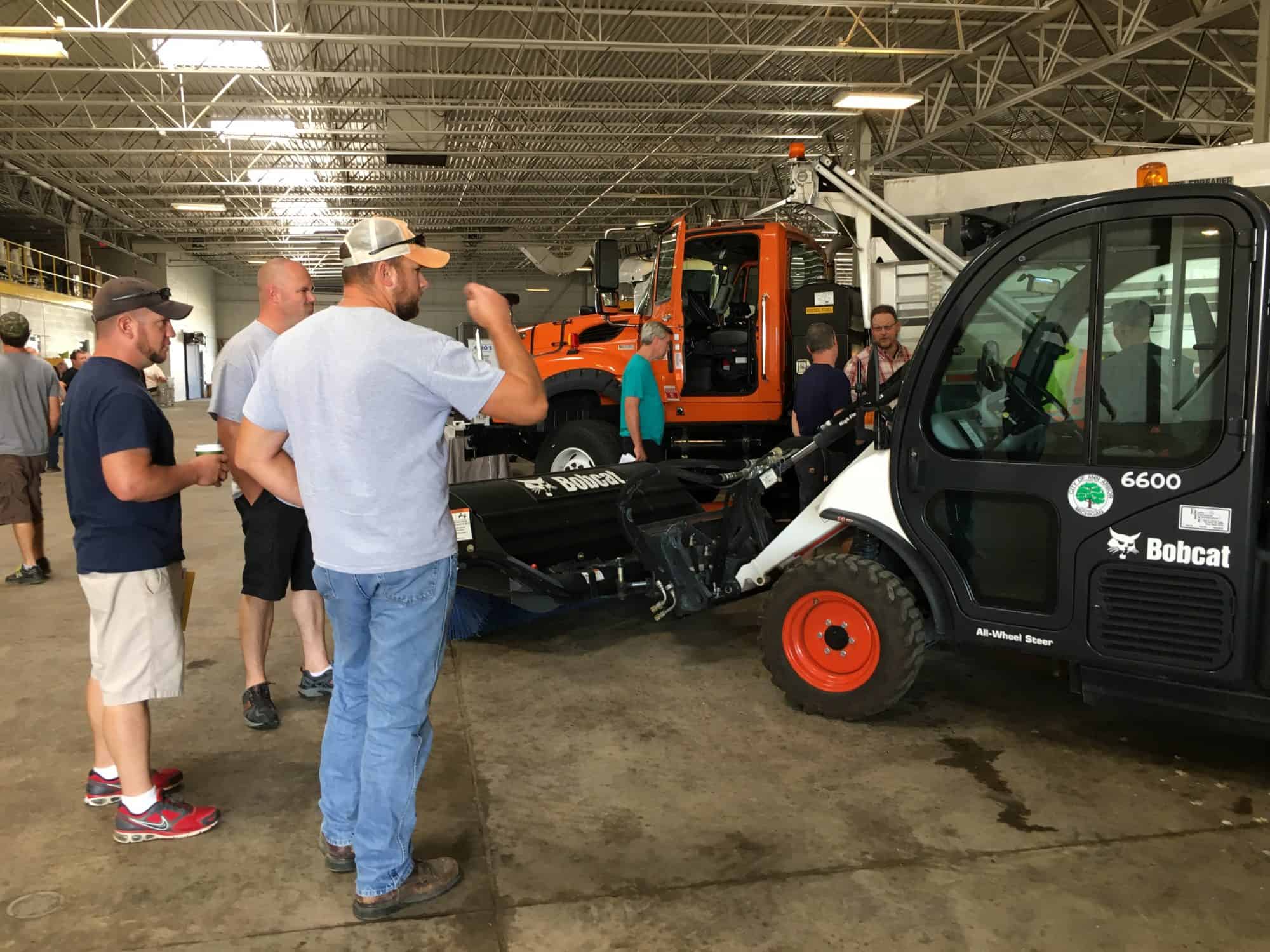 Public works officials beat the heat to learn about snow removal - SEMCOG